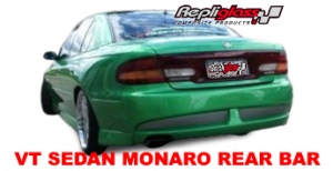 HOLDEN COMMODORE VT / VX SEDAN REAR BUMPER BAR MONARO STYLE ...