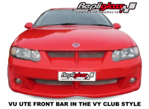 HOLDEN COMMODORE VU / VX FRONT BUMPER BAR SPOILER IN THE VY CLUB STYLE ...