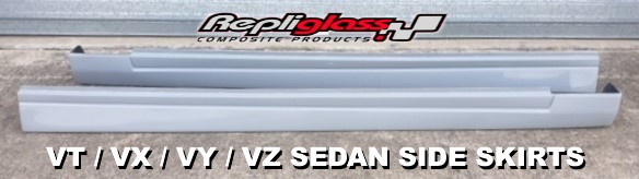 HOLDEN COMMODORE SEDAN VY / VZ SIDE SKIRTS IN THE CLUB SPORT STYLE ...