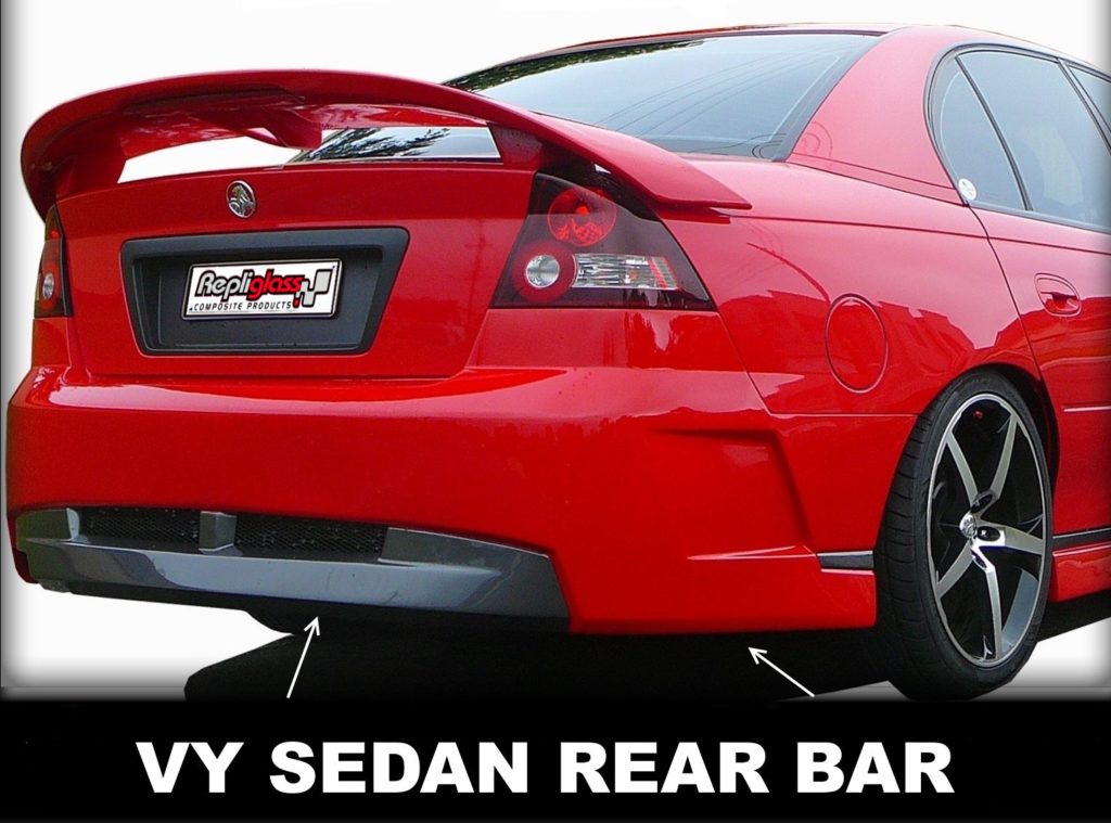 HOLDEN COMMODORE VY CLUB REAR BUMPER BAR TO SUIT EXECUTIVE - S PAC and ...
