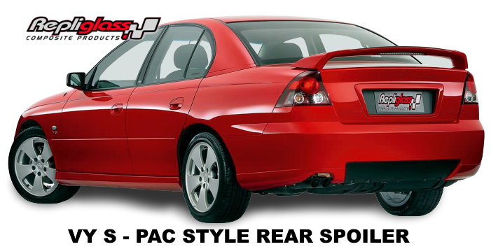 HOLDEN COMMODORE VY REAR BOOT SPOILER WING IN THE S PAC STYLE ...