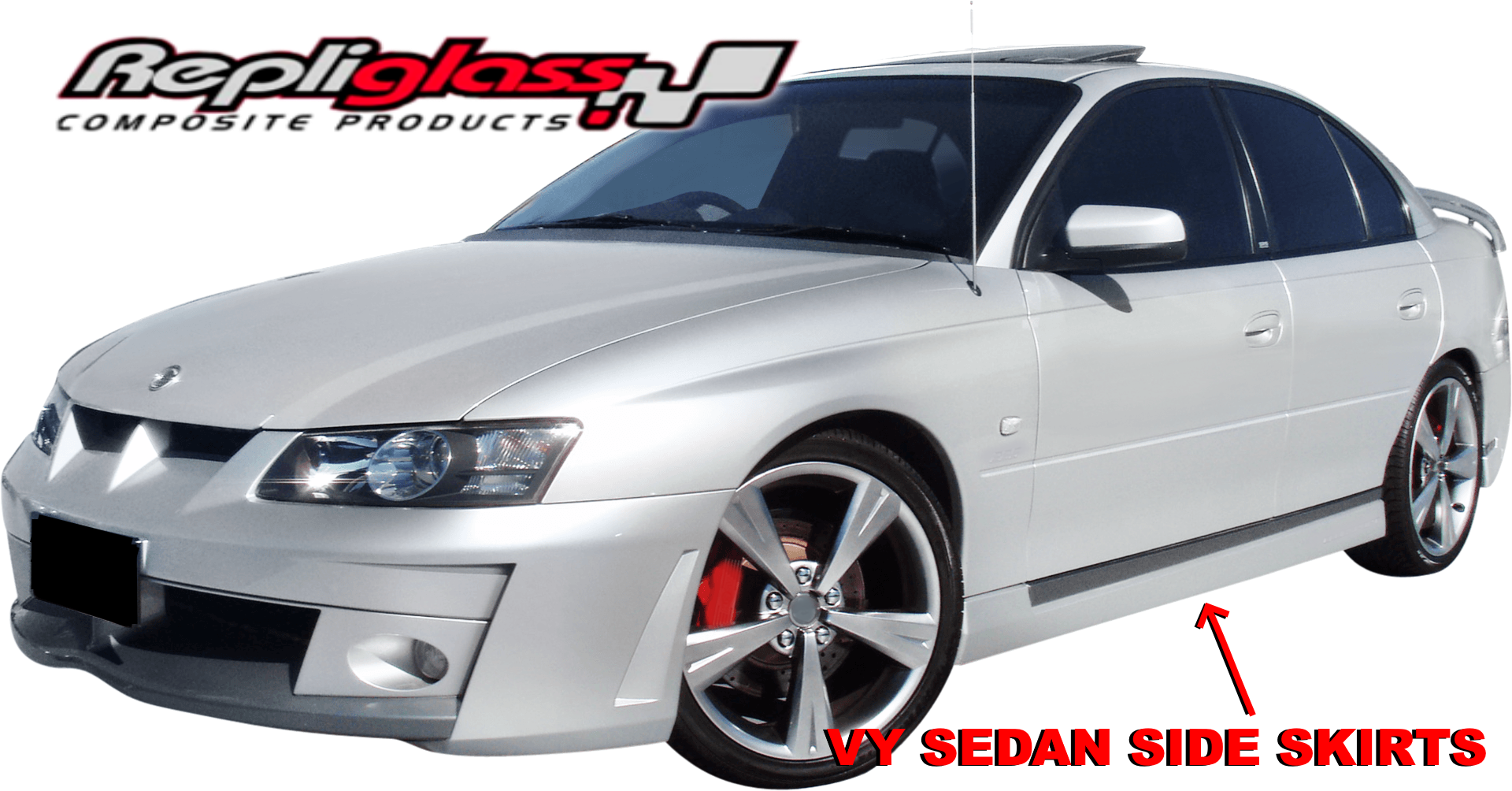 VY SEDAN SS BOOT SPOILER — Repliglass Pty Ltd