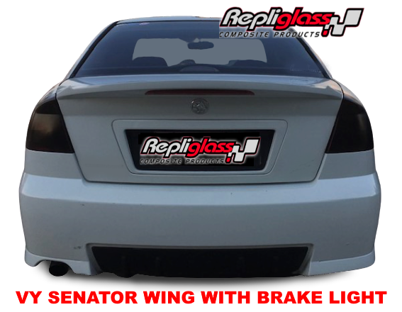 HOLDEN COMMODORE VY / VZ SEDAN SENATOR REAR BOBTAIL SPOILER WITH BRAKE ...