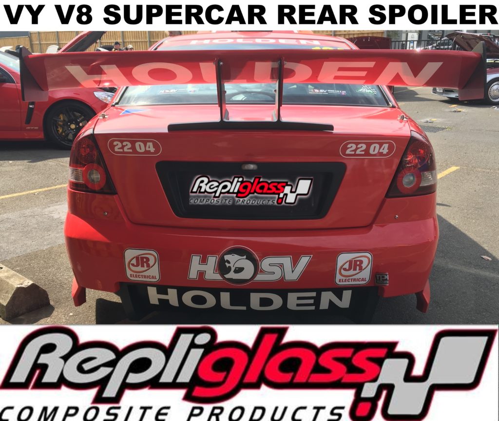 HOLDEN COMMODORE VY and VZ SEDAN V8 SUPERCAR REAR WING RACE CAR SPOILER ...