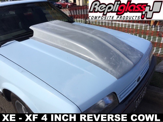 FORD FALCON XE / XF 4 INCH REVERSE COWL BONNET SCOOP EXACT SHAPE OF THE ...