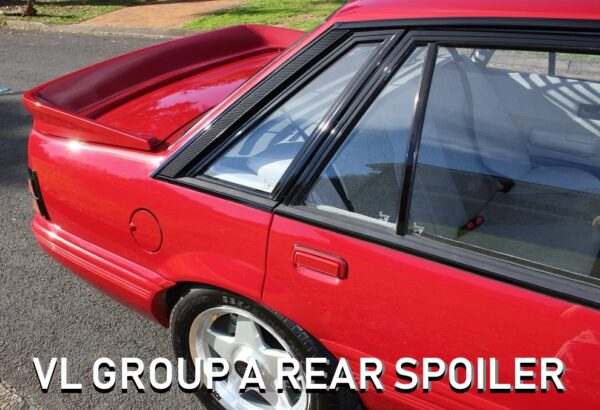 HOLDEN COMMODORE VL GROUP A SS REAR BOOT SPOILER WING GRP A FIBREGLASS ...