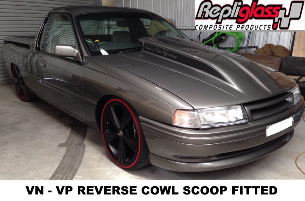 HOLDEN COMMODORE VT / VX 4 INCH REVERSE COWL BONNET HOOD SCOOP ONLY ...