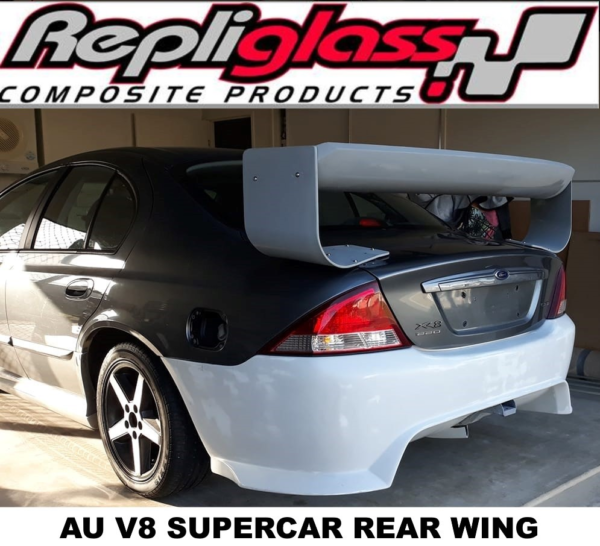 FORD FALCON AU V8 SUPERCAR REAR BOOT SPOILER RACE CAR WING – Repliglass ...