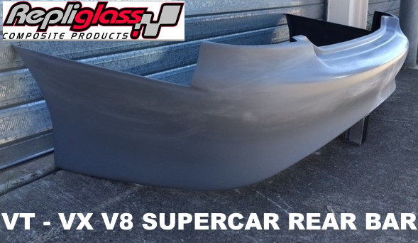 HOLDEN COMMODORE VX SEDAN V8 SUPERCAR REAR RACE CAR BUMPER BAR SPOILER ...