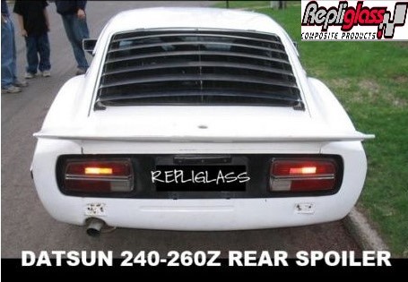 DATSUN 240Z and 260Z REAR BOBTAIL WHAIL TAIL SPOILER FIBREGLASS ...