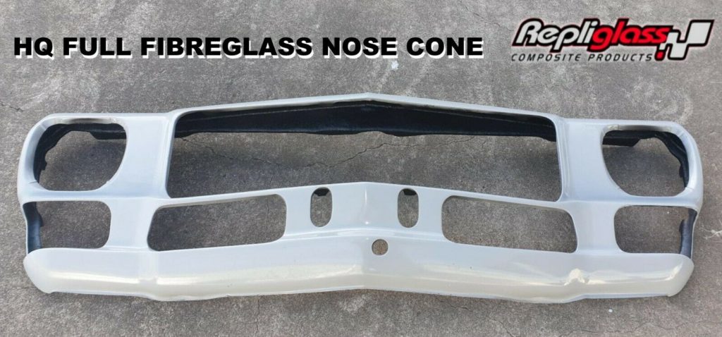 HOLDEN HQ SINGLE HEADLIGHT FULL FIBREGLASS NOSE CONE to suit BELMONT ...