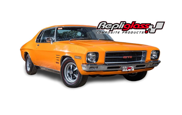 HOLDEN HQ SINGLE HEADLIGHT FULL FIBREGLASS NOSE CONE to suit BELMONT ...