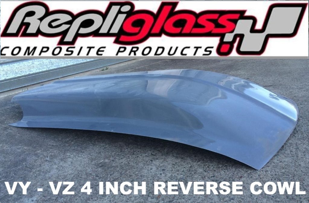 HOLDEN COMMODORE VY / VZ 4 INCH REVERSE COWL BONNET SCOOP – Repliglass ...