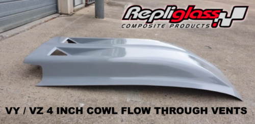 HOLDEN COMMODORE VY / VZ 4 INCH REVERSE COWL BONNET HOOD SCOOP ONLY ...