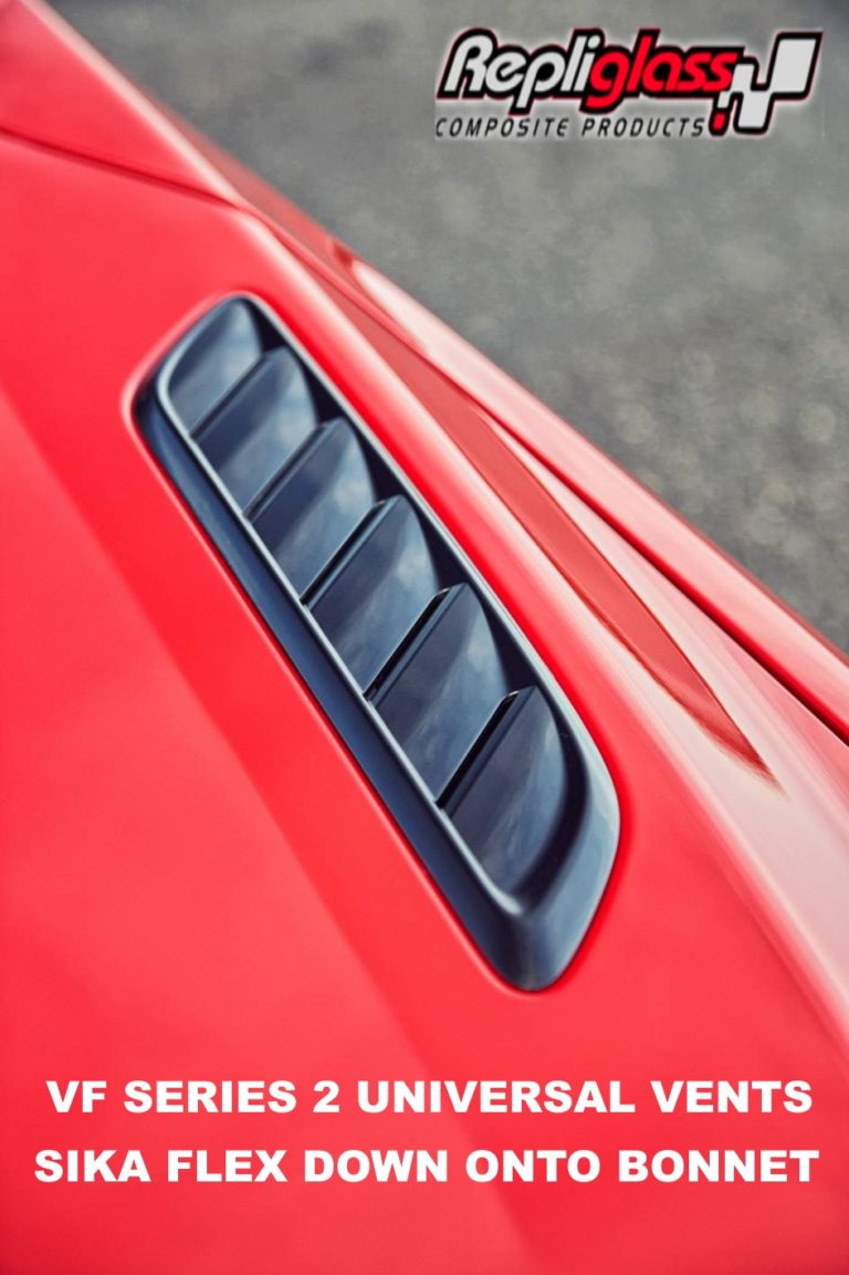 UNIVERSAL VF COMMODORE STYLE FAKE STICK ON BONNET VENTS (pair ...