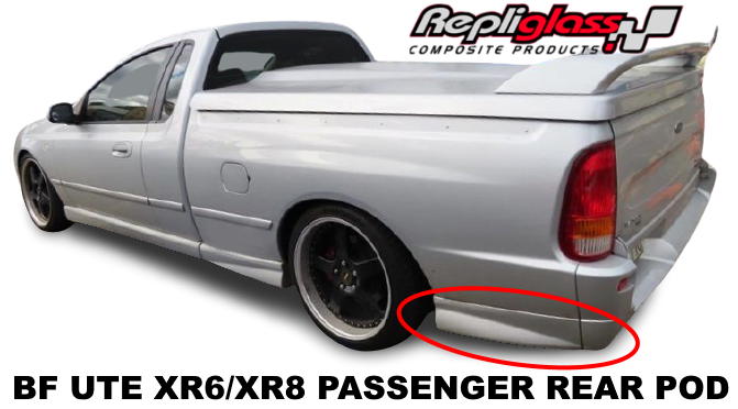 FORD FALCON BF XR6 / XR8 UTE REAR SIDE SKIRT PODS (pair) – Repliglass ...