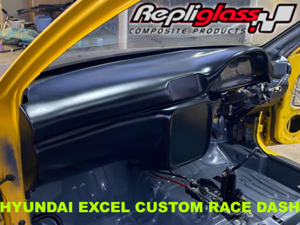 HYUNDAI EXCEL CUP SERIES X3 FIBREGLASS CUSTOM RACE DASH DASHBOARD ...