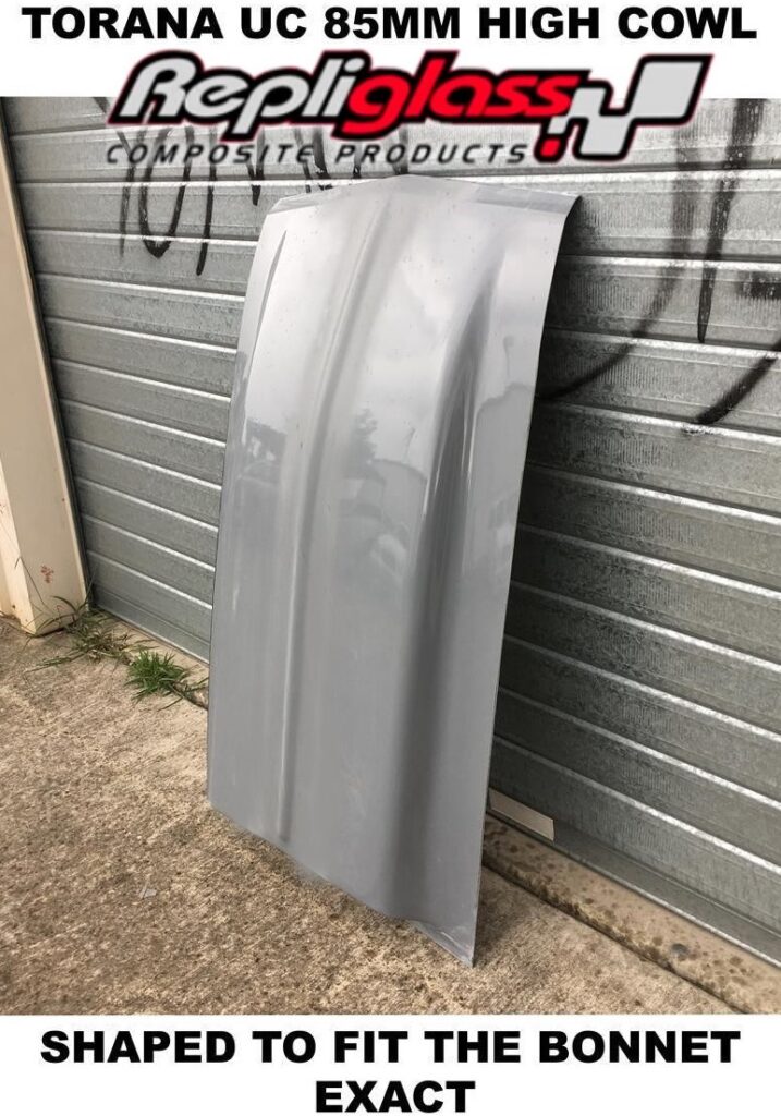 HOLDEN TORANA UC 3 INCH REVERSE COWL HOOD BONNET SCOOP ONLY FIBREGLASS ...