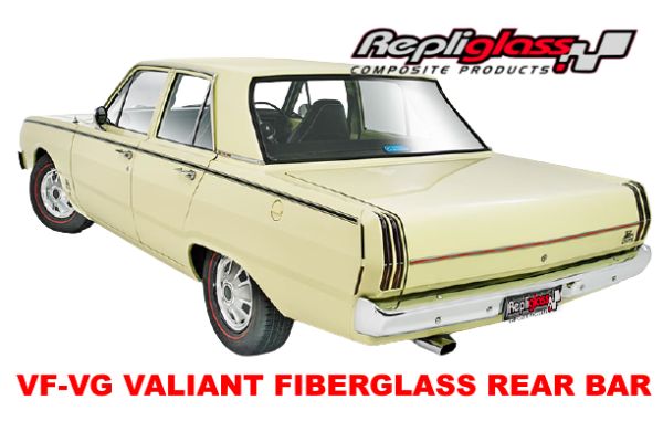 VALIANT VF / VG SEDAN FIBERGLASS FRONT AND REAR BUMPER BARS ...