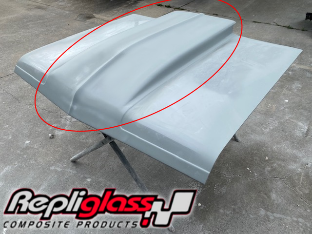 HOLDEN HR / HD 2 INCH REVERSE COWL BONNET HOOD SCOOP ONLY (exact shape ...