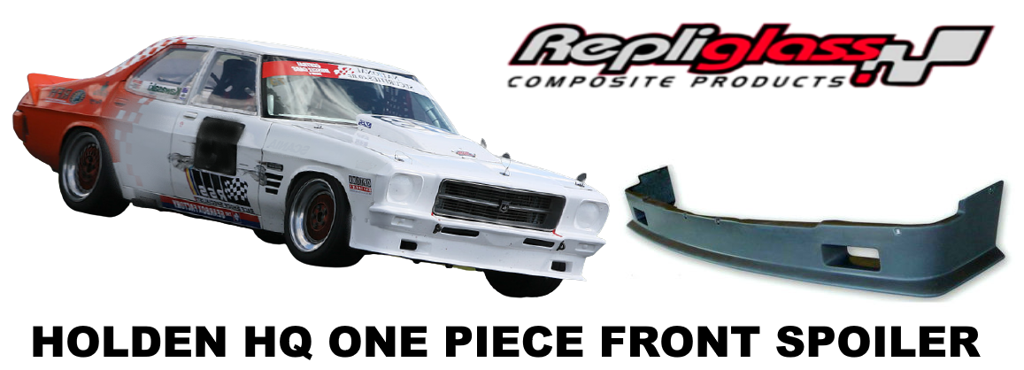HOLDEN HQ FRONT FIBREGLASS SPOILER ONE PIECE AIR DAM – Repliglass Pty Ltd