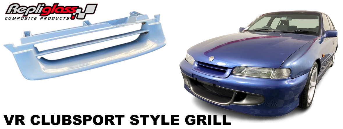 HOLDEN COMMODORE VR SPORTS GRILL WITH MIDDLE BAR MALOO / CLUB STYLE ...