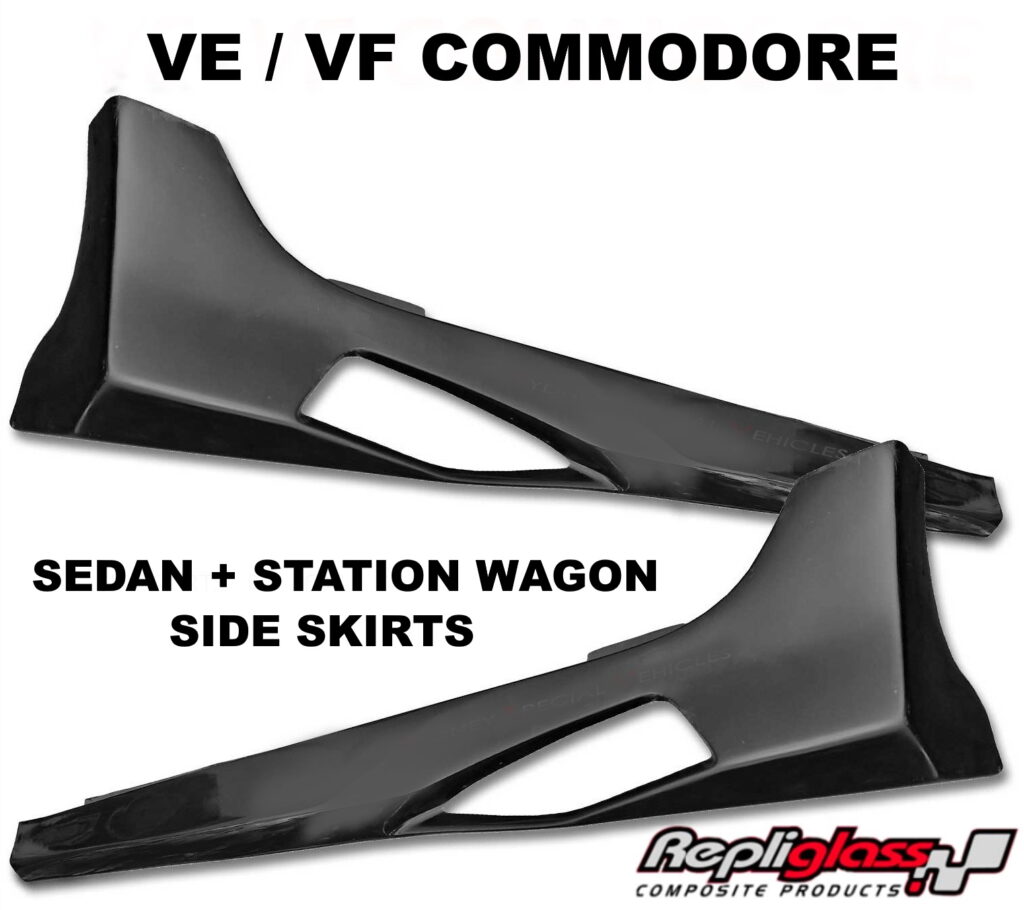 HOLDEN COMMODORE VE / VF SEDAN AND STATION WAGON SIDE SKIRTS WITH REAR ...
