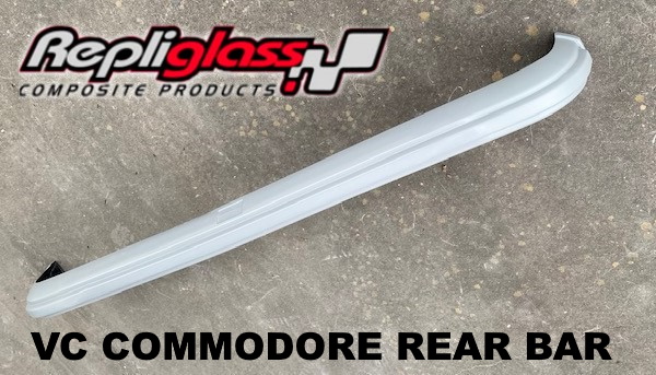HOLDEN COMMODORE VB / VC FIBERGLASS REAR BUMPER BAR WITH END CAPS ...