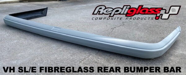HOLDEN COMMODORE VH SL/E FIBERGLASS REAR BUMPER BAR WITH END CAPS ...