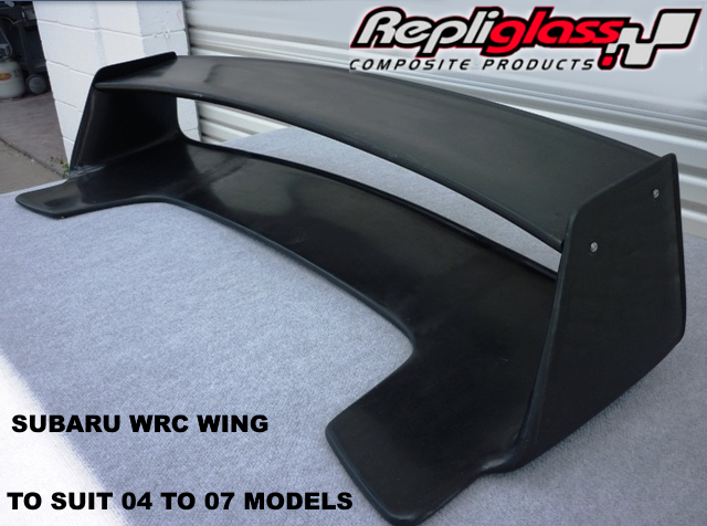 SUBARU WRX WRC STYLE REAR RALLY WING SPOILER TO SUIT 04 - 07 MODELS ...