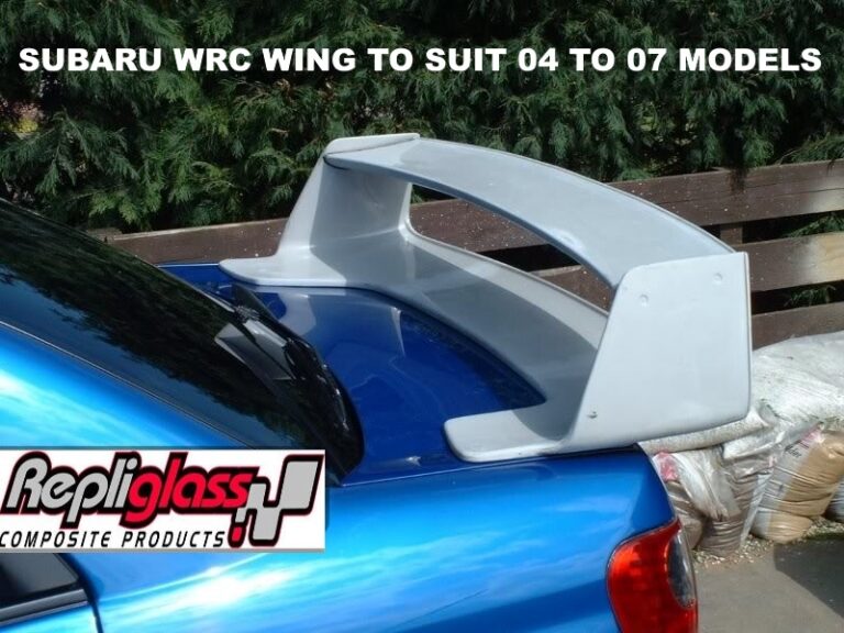 SUBARU WRX WRC STI STYLE REAR RALLY WING SPOILER TO SUIT 04 - 07 MODELS ...