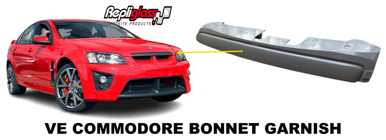 HOLDEN COMMODORE VE BONNET GARNISH STRIP SERIES 1 – Repliglass Pty Ltd