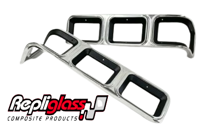 TORANA LJ TAIL LIGHT SURROUND BEZELS ALUMINUM GTR XU1 GTR SL QUALITY ...