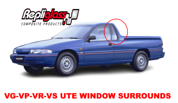 HOLDEN COMMODORE VG / VP / VR / VS UTE REAR QUARTER WINDOW SURROUNDS ...