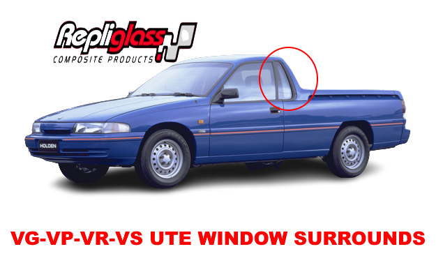 HOLDEN COMMODORE VG / VP / VR / VS UTE REAR QUARTER WINDOW SURROUNDS ...