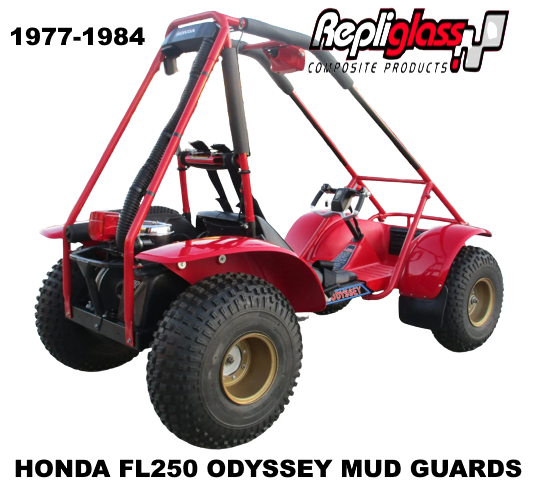 HONDA FL250 ODYSSEY REAR MUD GUARD FENDERS 1977 to 1984 – Repliglass ...