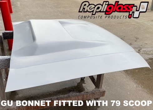 NISSAN PATROL GU SERIES 1, 2, 3 BONNET SCOOP 79 SERIES V8 STYLE SCOOP Designed to be bonded down ...