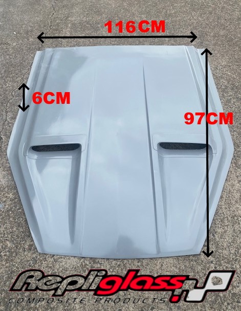 FORD FALCON XB GT UNIVERSAL BONNET SCOOP HUMP bond down type ...