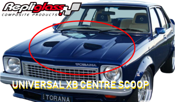 FORD FALCON XB GT UNIVERSAL BONNET SCOOP HUMP bond down type ...
