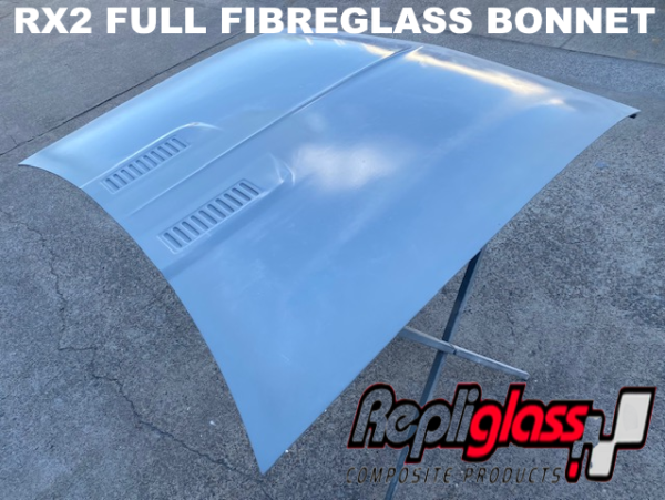 MAZDA RX2 CAPELLA BONNET FULL FIBERGLASS MOUNTS AS PER FACTORY ...