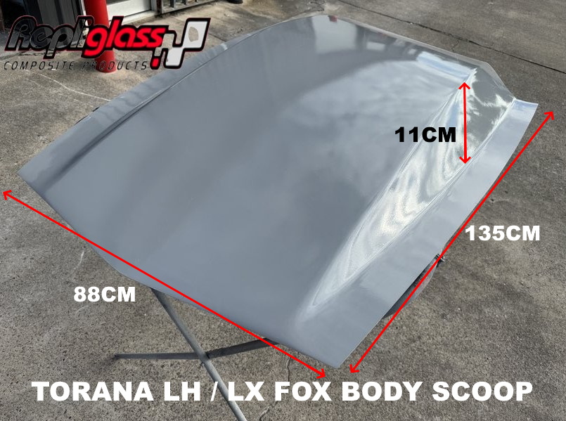 HOLDEN TORANA LH / LX FOX BODY REVERSE COWL BONNET SCOOP SL/R5000 A9X ...