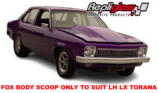 HOLDEN TORANA LH / LX FOX BODY REVERSE COWL BONNET SCOOP SL/R5000 A9X ...