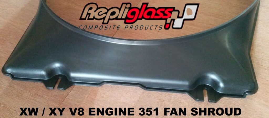 FORD FALCON XW XY GT HO 351 V8 RADIATOR FAN SURROUND COVER plastic ...