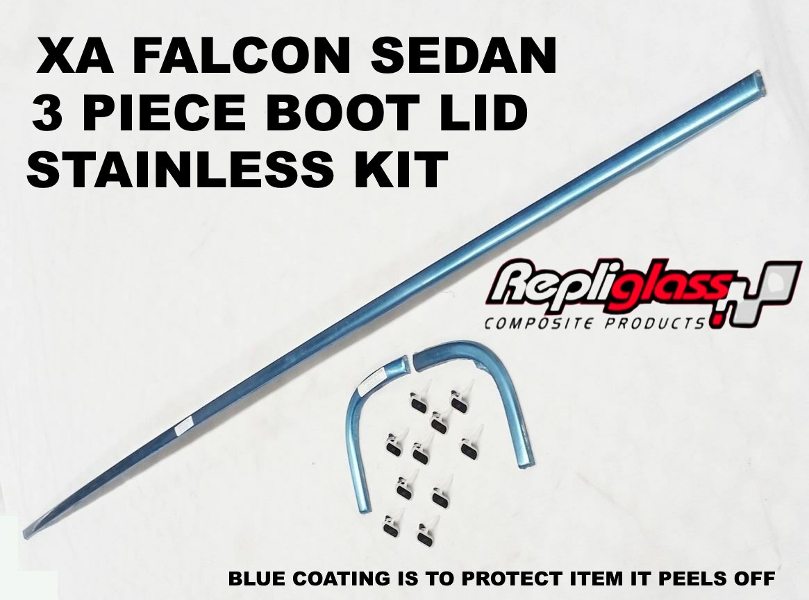 FORD FALCON FAIRMONT XA GT STAINLESS SEDAN BOOT LID MOULDS new ...