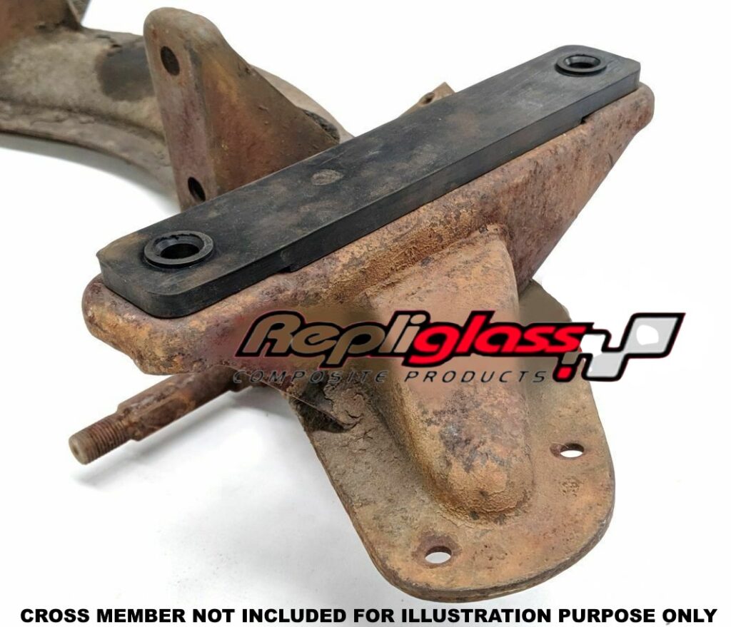 MAZDA R100 1200 1300 RX2 CAPELLA CROSS MEMBER TO CHASSIS RAIL RUBBERS ...