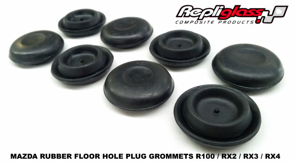 MAZDA R100 RX2 RX3 808 RX4 929 RUBBER CABIN FLOOR HOLE PLUG GROMMETS ...