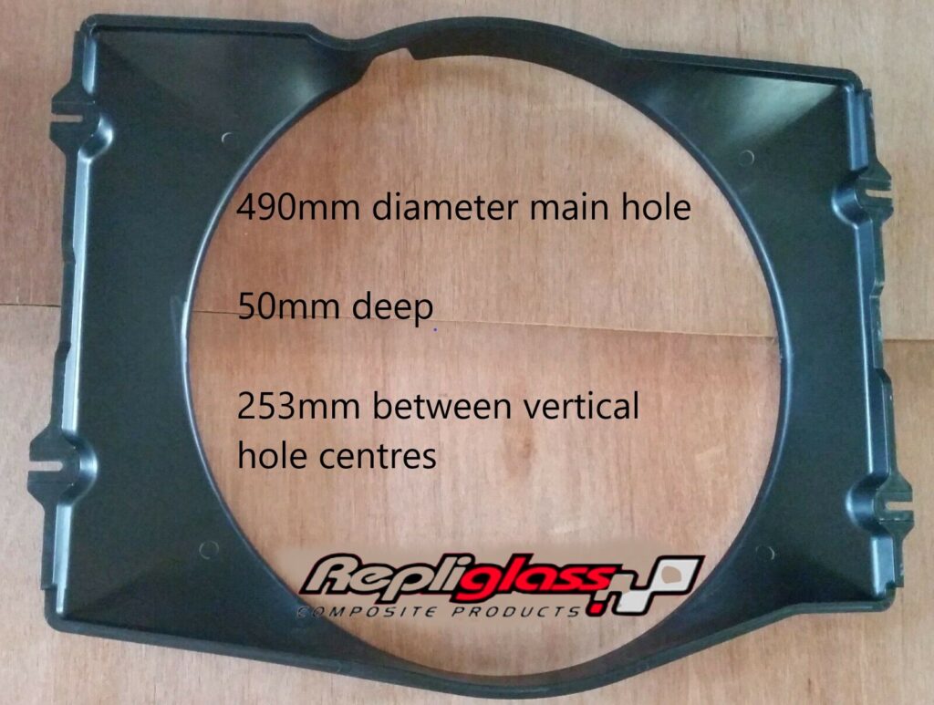 FORD FALCON XW XY GT HO 351 V8 RADIATOR FAN SURROUND COVER plastic ...