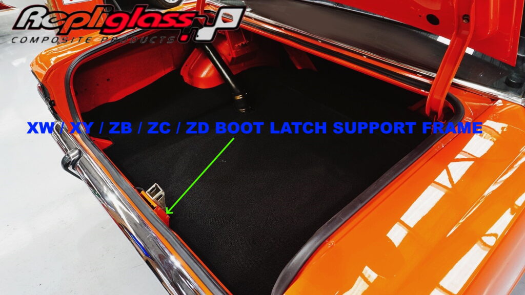 FORD FALCON FAIRLANE XW XY ZB ZC ZD BOOT LATCH SUPPORT MOUNTING FRAME ...