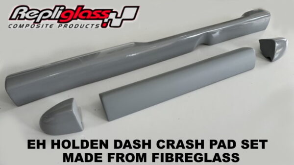 HOLDEN EH INTERIOR DASH CRASH PAD SET IN FIBREGLASS 4 PIECE KIT ...