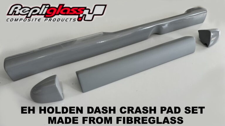 HOLDEN EH INTERIOR DASH CRASH PAD SET IN FIBREGLASS 4 PIECE KIT ...